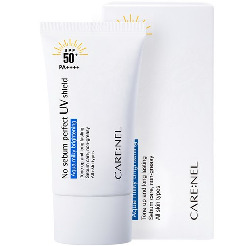 Care:nel No Sebum Perfect UV Shield Sun Cream SPF 50+ PA++++, 50ml, 1 unit - Sunscreen