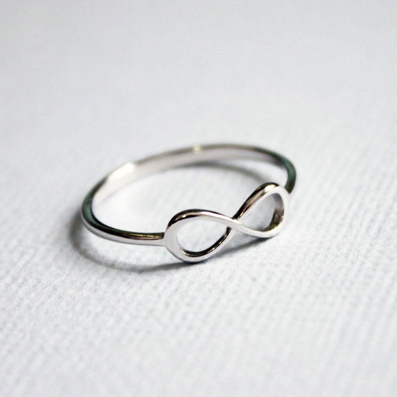 Infinity Silver Plated Ring, Number 8 Ring, One Direction Ring _ ISR ...