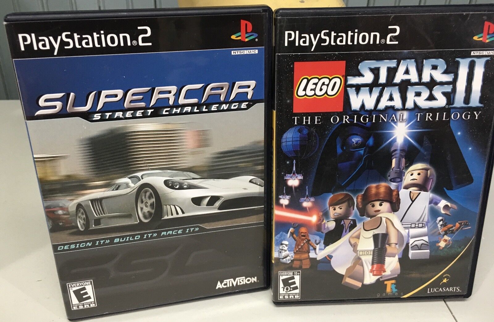 Playstation 2 Lego Star Wars II And Supercar Street Challenge Video ...