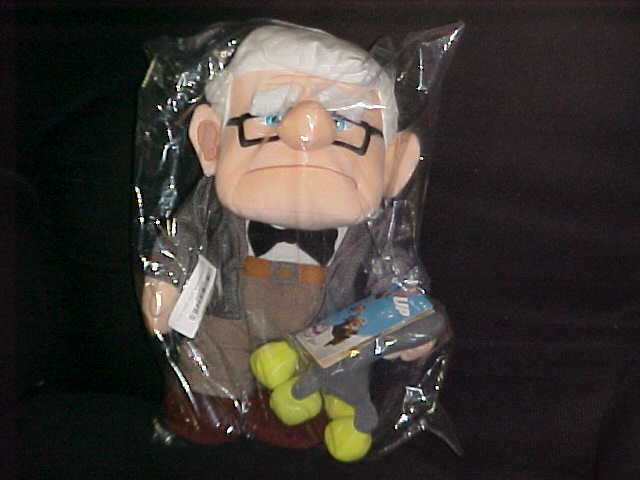 14" Carl Fredricksen Plush Toy From Disney Pixar Up New In Sealed Bag ...