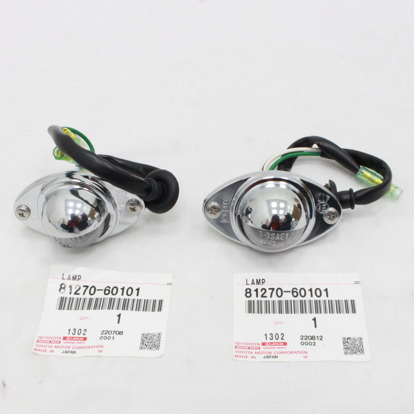 Toyota Land Cruiser FJ40 BJ40 FJ60 License Plate Light Lamp 81270-60101 ...