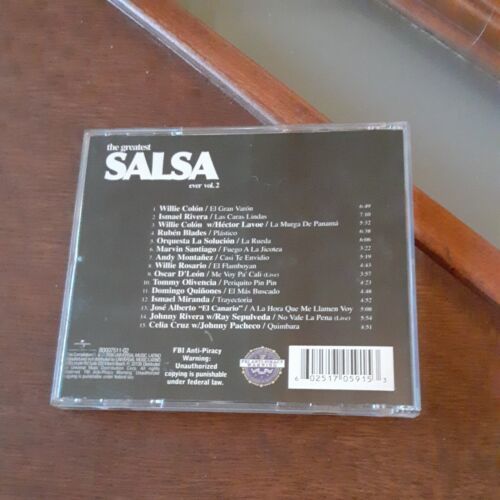 The Greatest Salsa Ever, Vol. 2 Various Artists (CD, 2006) Like New ...