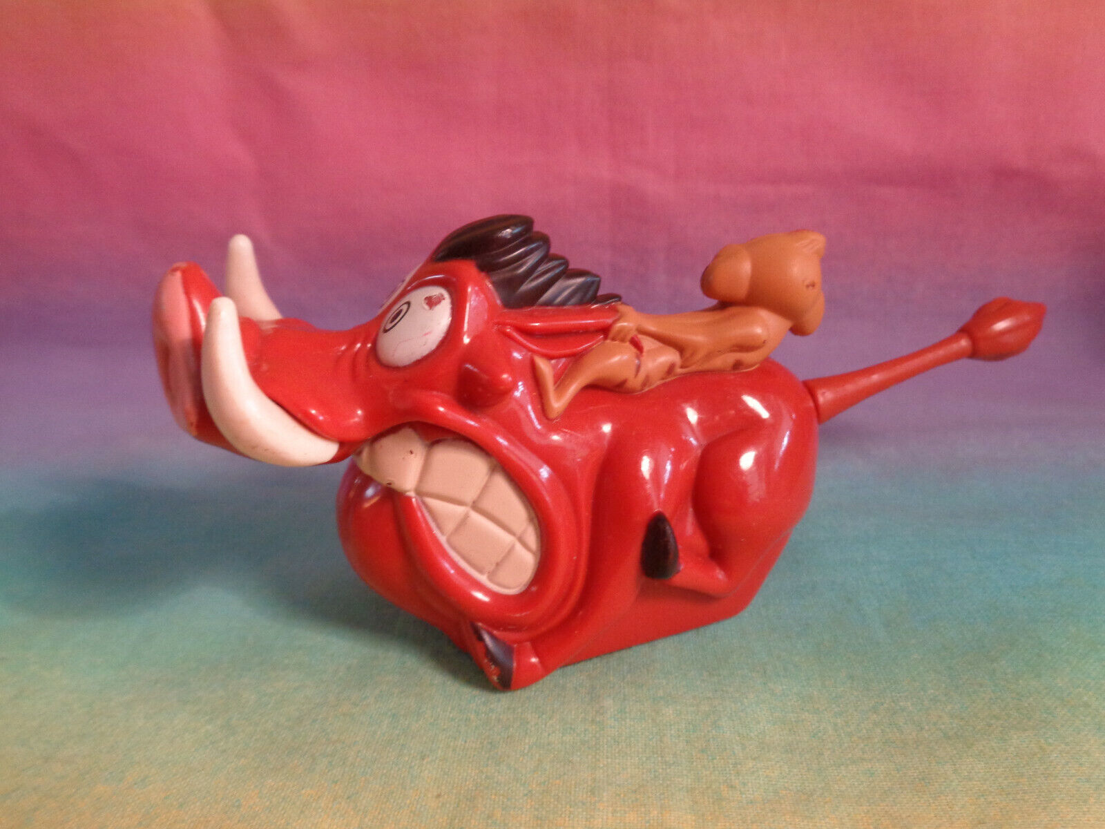 Vintage 1994 Burger King Disney Lion King Timon & Pumba Pull Back Toy ...