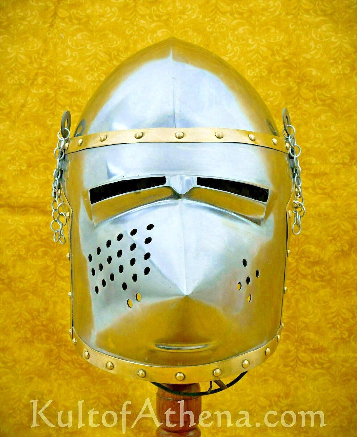 Medieval Pig Face helmet Halloween Reenactment Replica 20ga metal ...