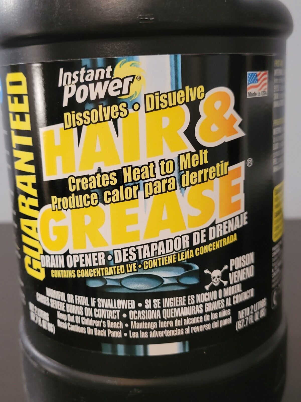 Scotch Corporation Hair & Grease Drain Opener 2 Liter Bottle (NEW) PSJ ...