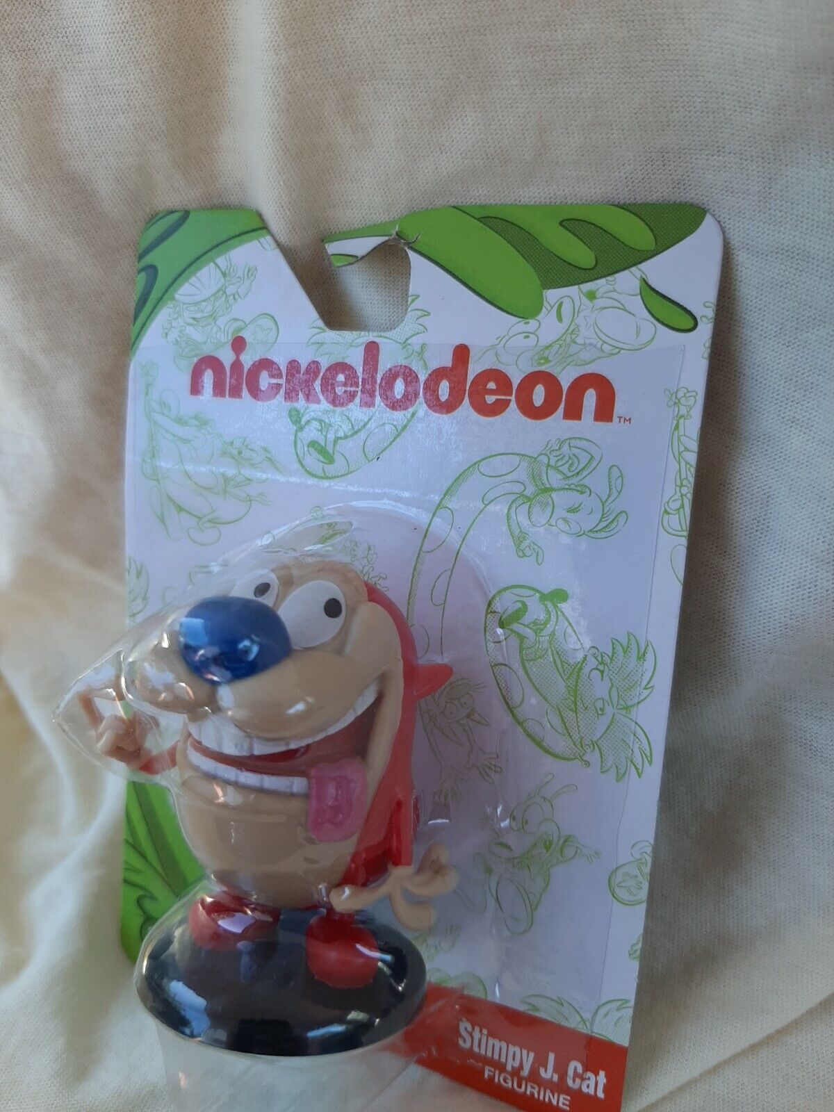 Nickelodeon Stimpy J. Cat Figurine Collectible Cake Topper- NEW ...