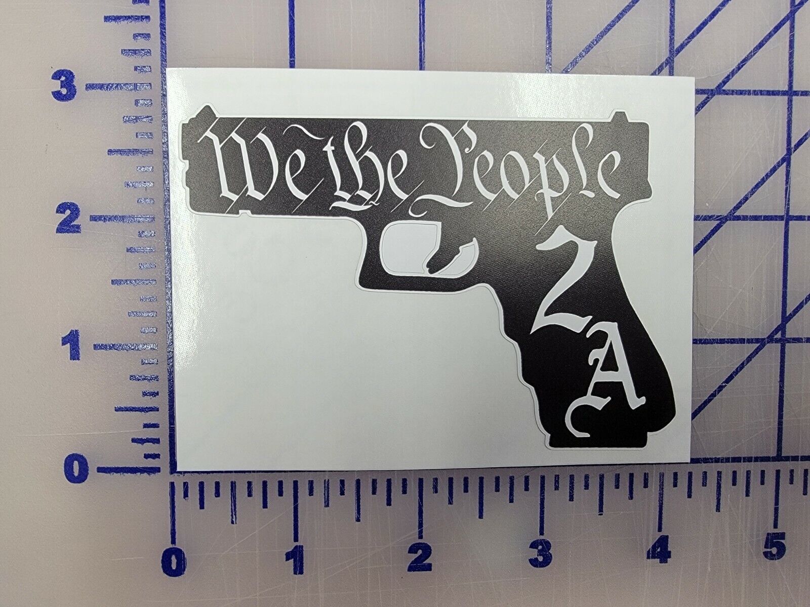 We The People Pistol 2nd Amendment Sticker Decal Car Vinyl Window ...