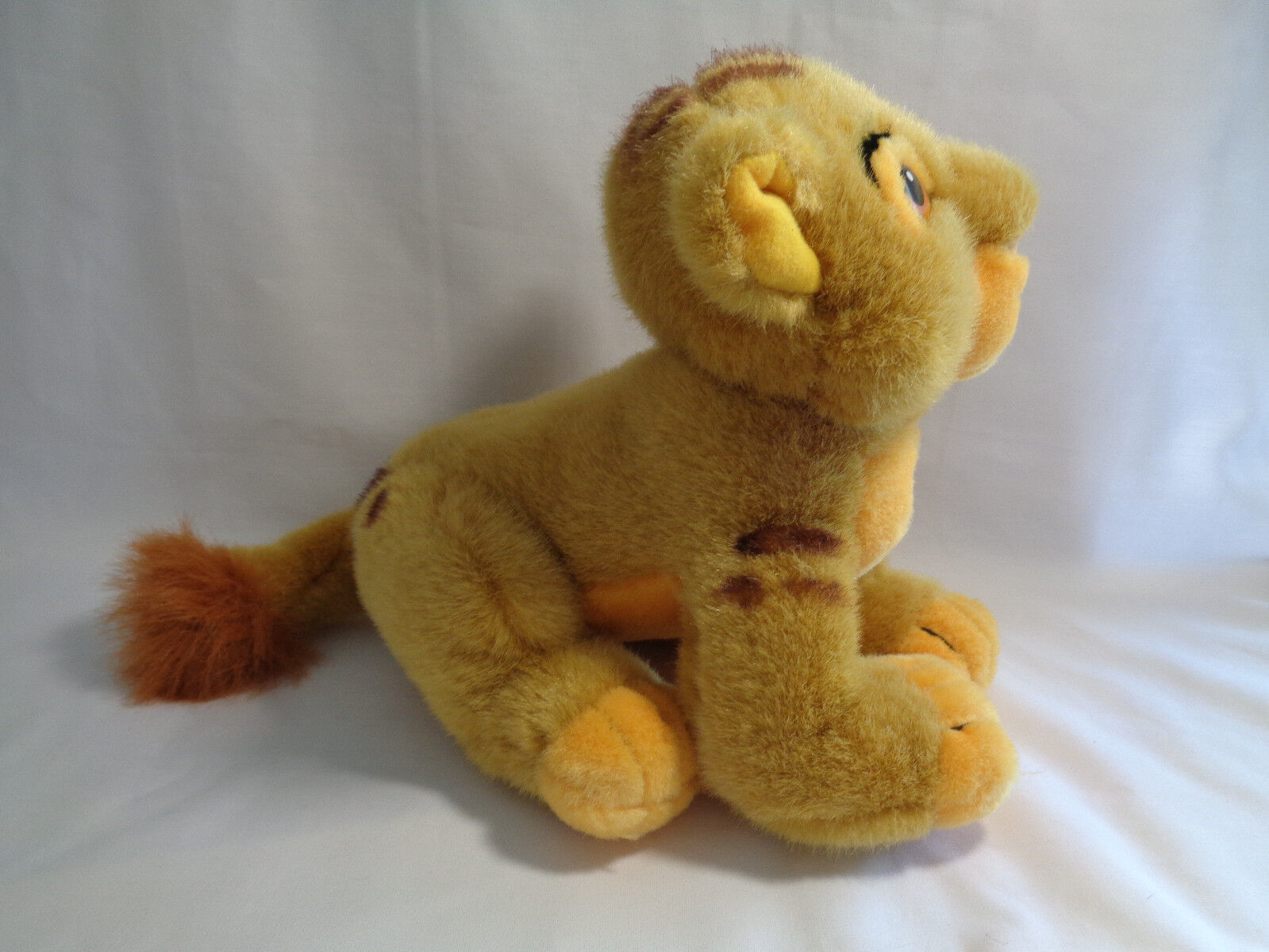 Disney Store Lion King Soft Simba Cub Plush Toy 8" Long - Disney