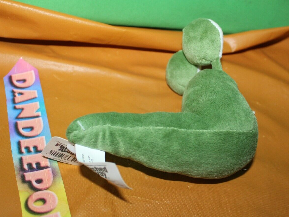 Flushed Away Dreamworks Movie Green Slug Plush Stuffed Animal Toy With ...