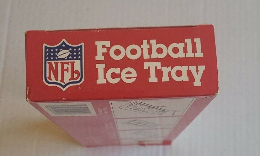 NFL FOOTBALL ICE TRAY w/Box (Makes 8 Football Shaped Ice Cubes ...