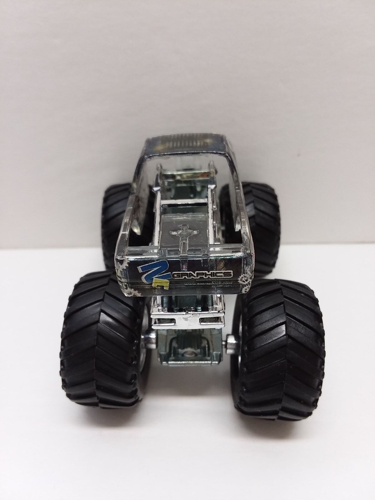 Hot Wheels Monster Jam Plastic Base Truck Mechanical Mischief X-RAY ...