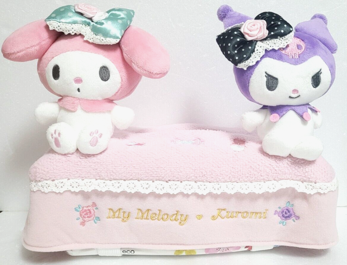 My Melody Kuromi Tissue Box Cover SANRIO Kuji Limited Rare - Animation ...