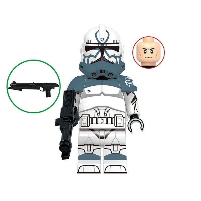 8pcs Star Wars 41st Ranger Platoon 442nd Battalion Comet Echo Tup ...