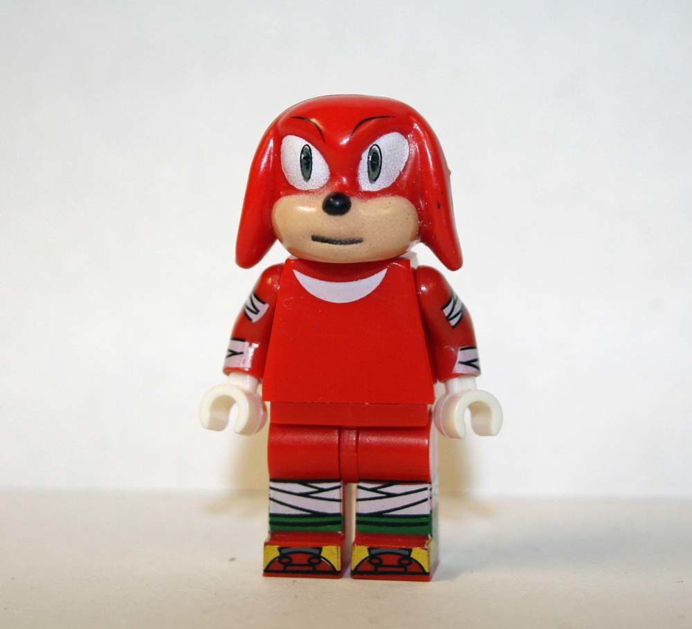 Knuckles from Sonic the Hedgehog movie Building Minifigure Bricks US ...