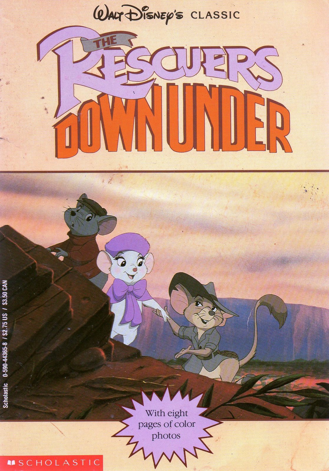 The Rescuers Down Under (paperback) Walt Disney's Classic - Books ...