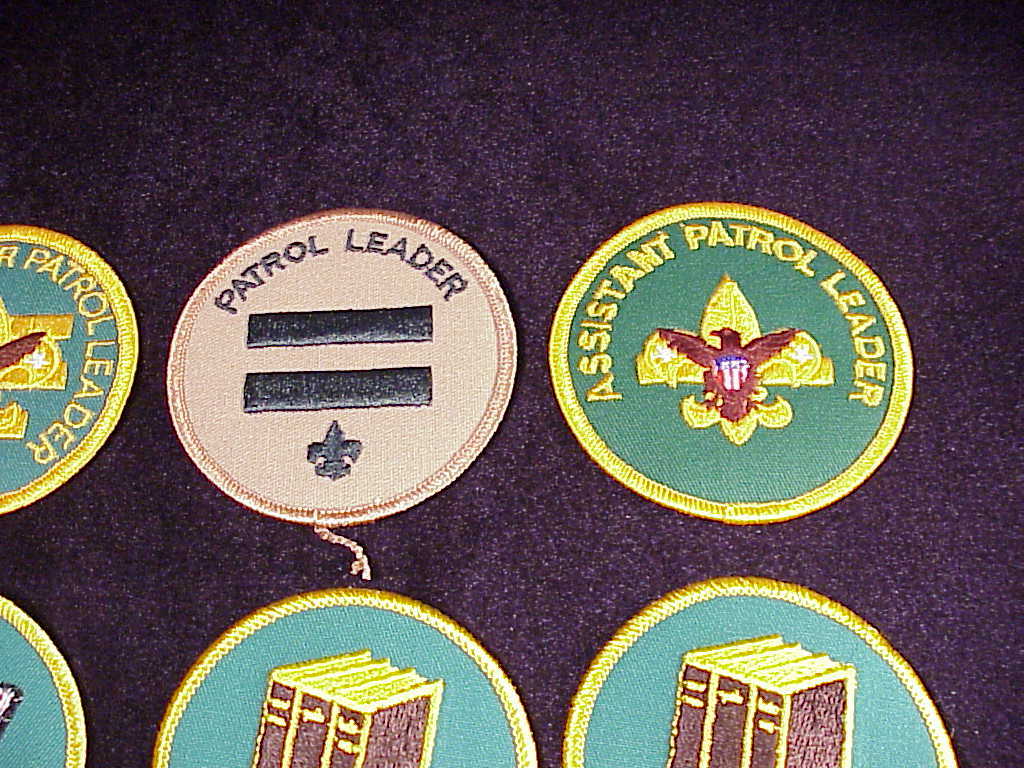 Lot of 8 Older Boy Scouts Patches, Assistant Senior Patrol Leader ...