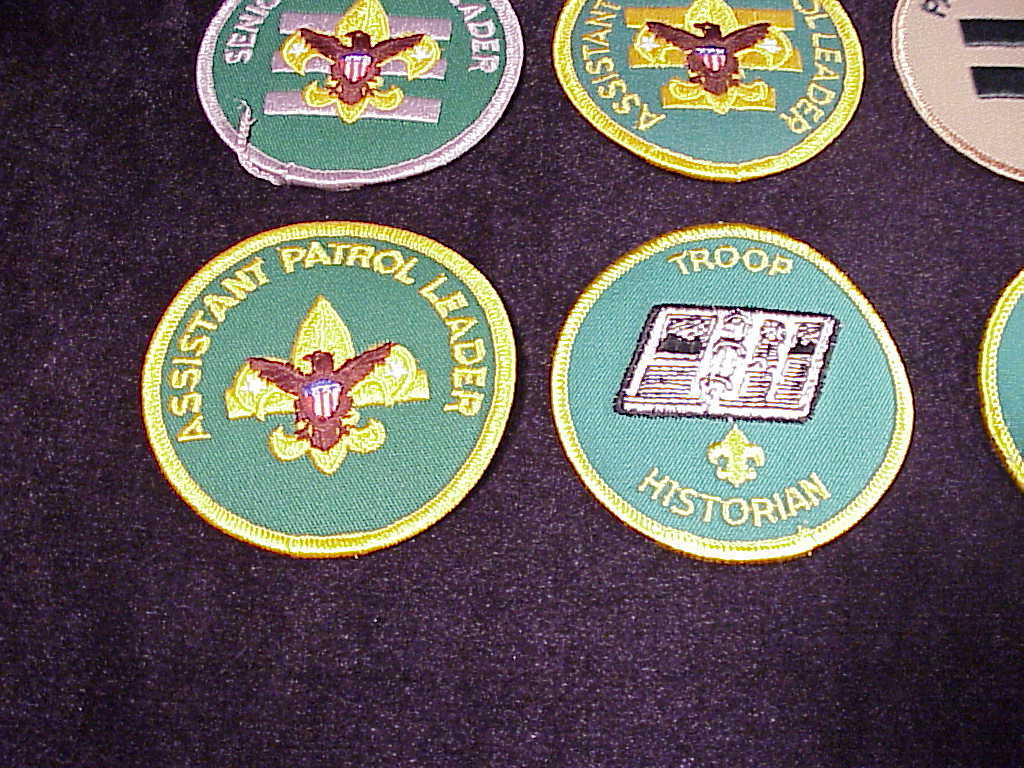 Lot of 8 Older Boy Scouts Patches, Assistant Senior Patrol Leader ...