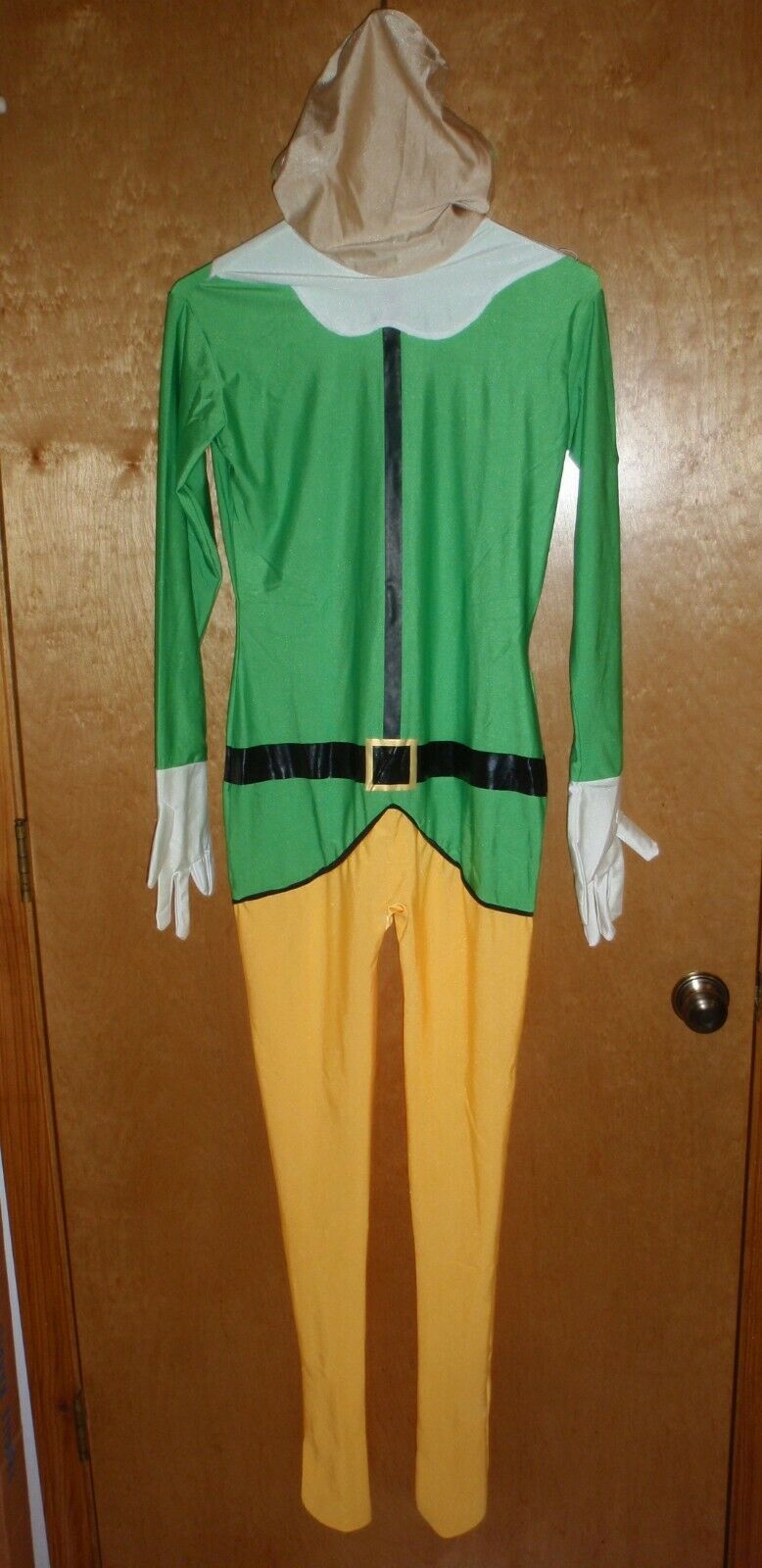 Buddy the Elf Costume Adult Christmas Halloween 2nd Skin Morphsuit BODY ...