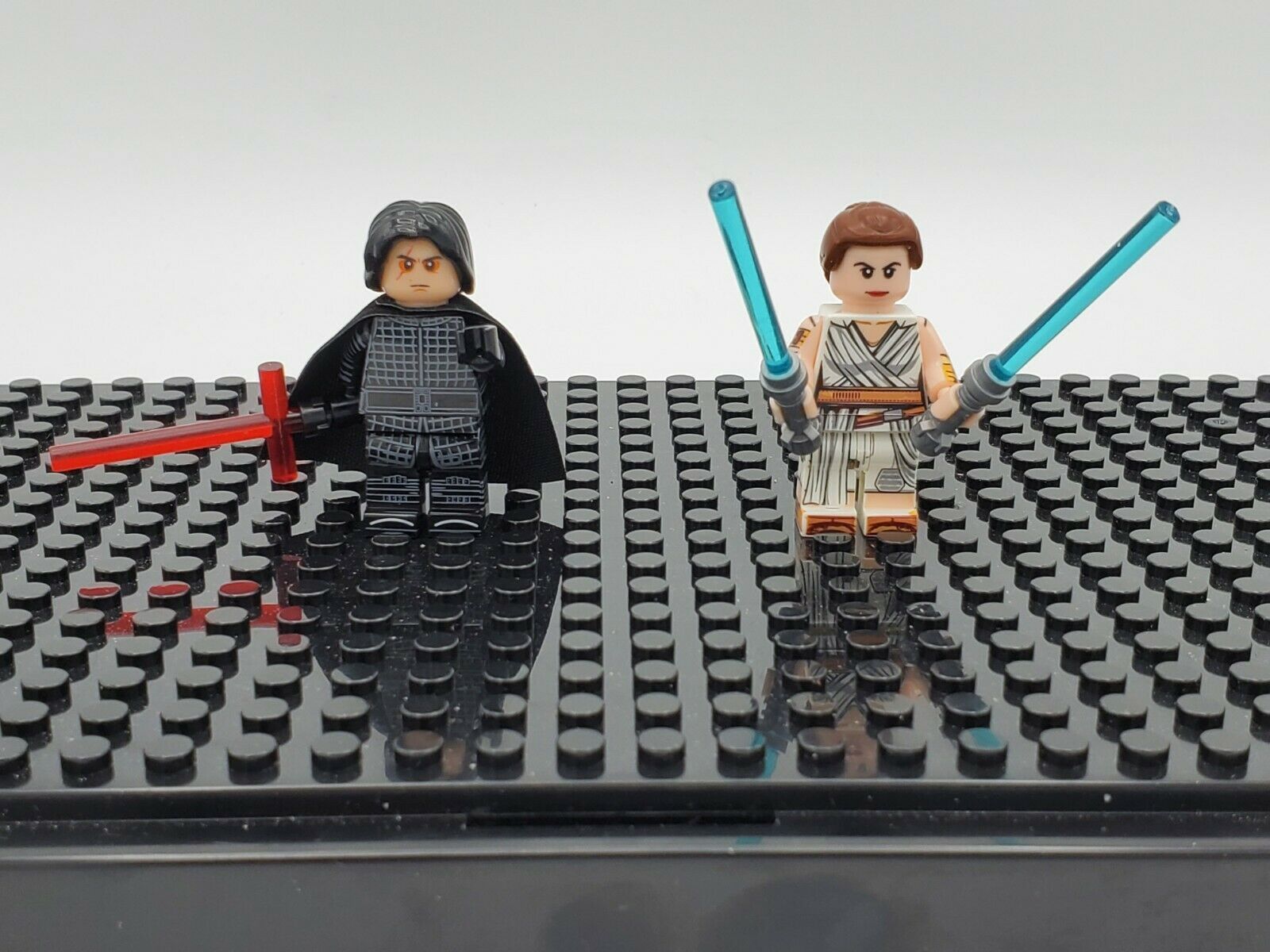 Star Wars Rise Of Skywalker Palpatine Vs Rey Kylo Ren 11pcs Custom Minifigures Building Toys