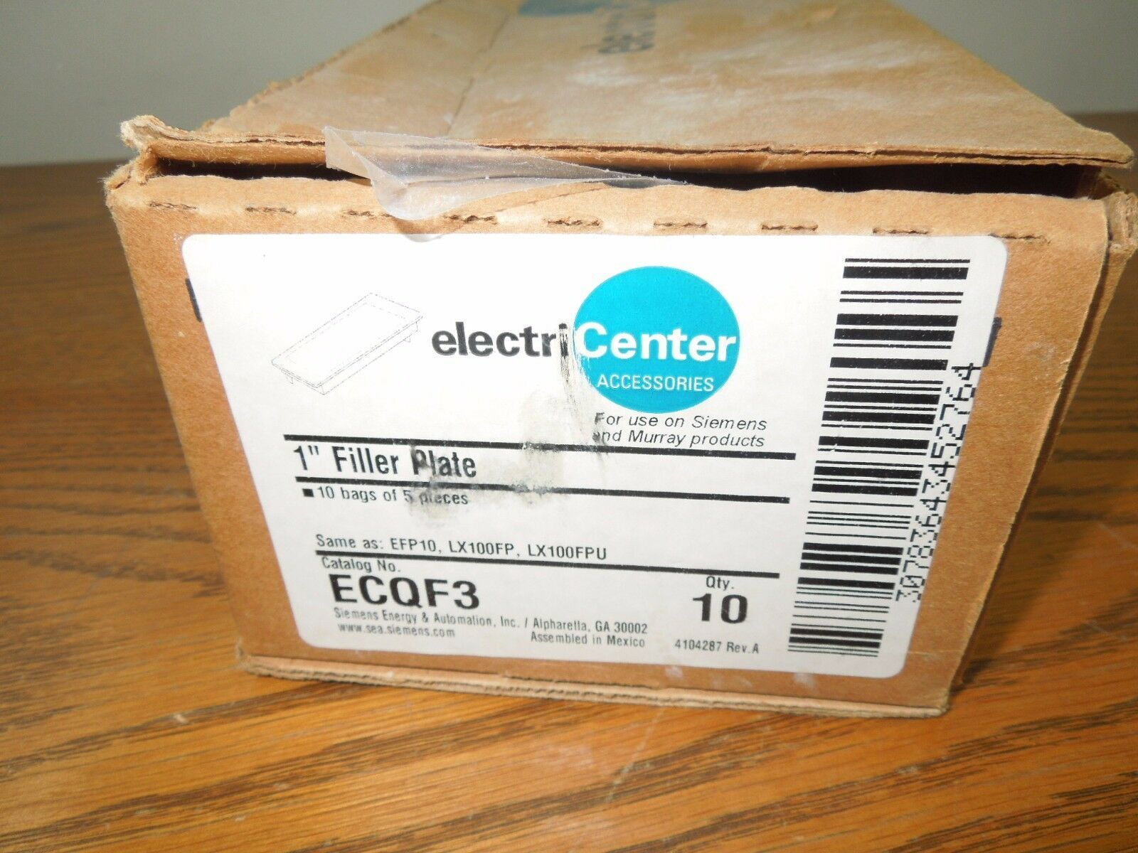 50-ElectriCenter ECQF3 1" Filler Plates for Siemens/Murray Products ...