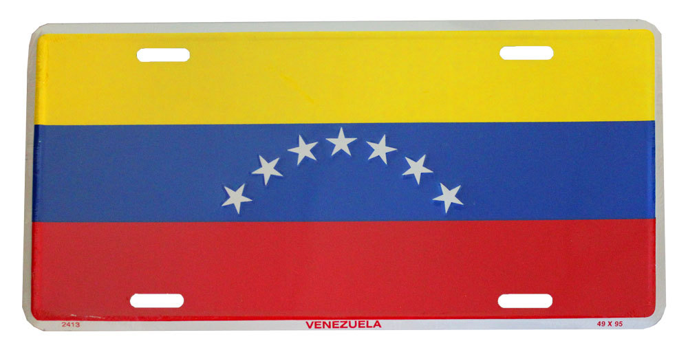 Venezuela (Civil) License Plate (Old) - License Plates