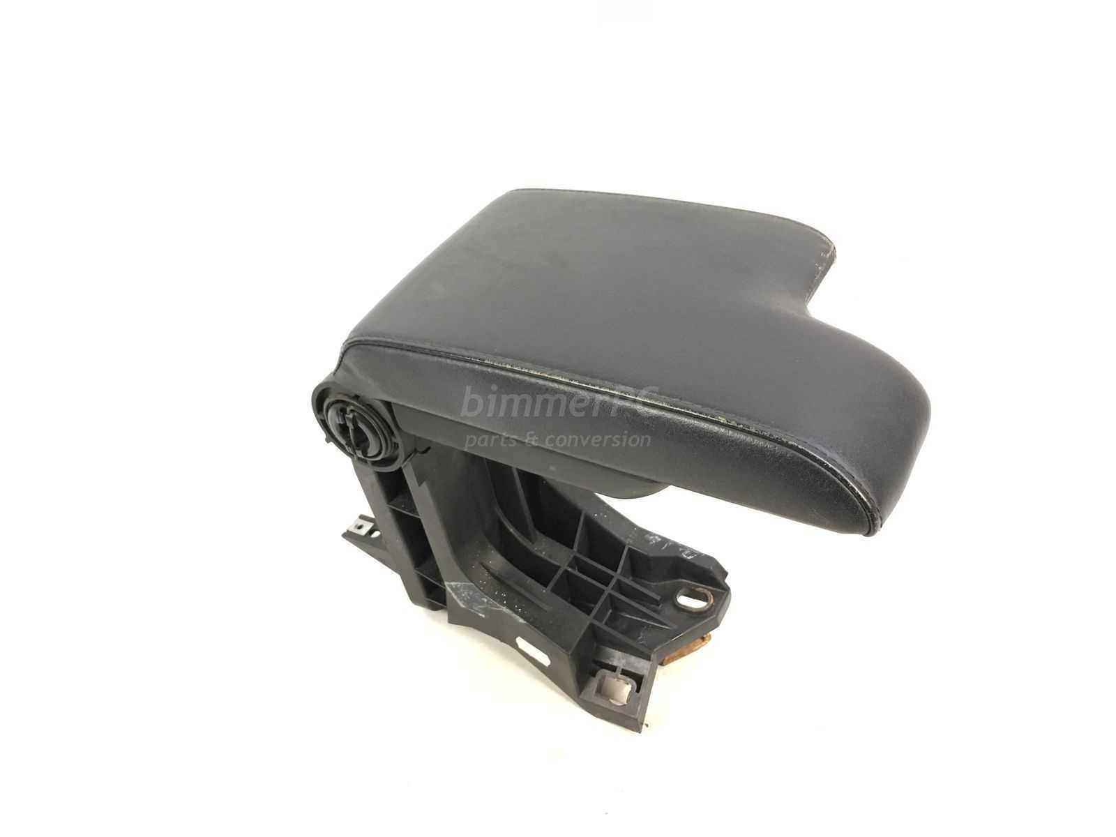 BMW E46 3-Series Black Leather Center Console Arm Rest w Cubby M3 1999 ...