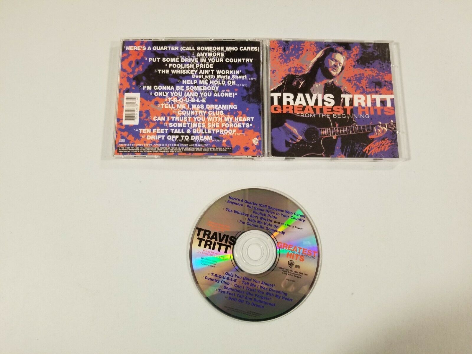 Greatest Hits From The Beginning by Travis Tritt (CD, 1995, Warner) - CDs