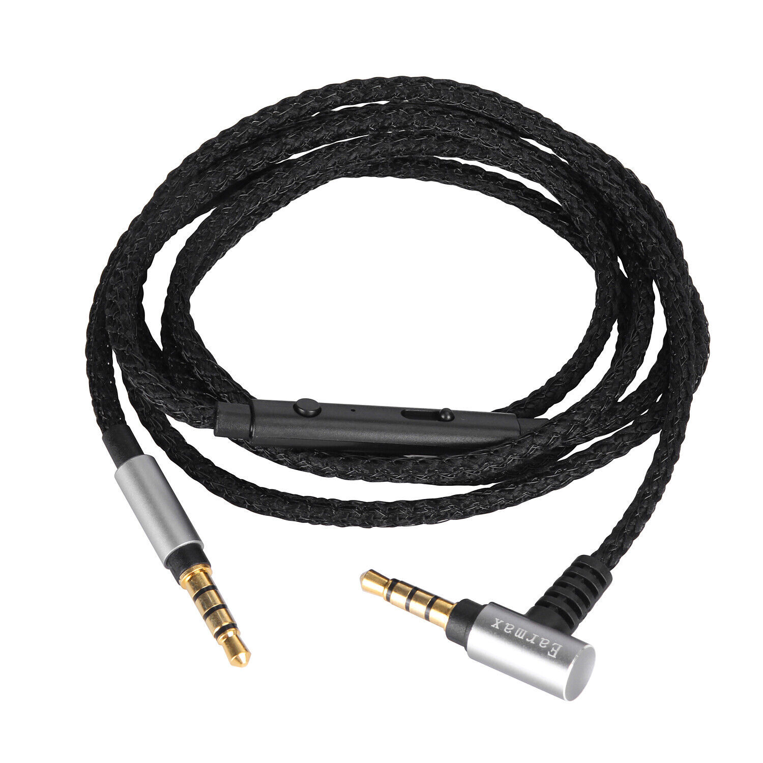 nylon Audio Cable with mic For Audio Technica ATH-MSR7SE NC ANC500BT ...