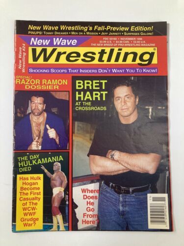 New Wave Wrestling Magazine November 1996 Hulk Hogan, Bret Hart & Razor ...