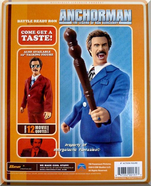 Anchorman: The Legend Of Ron Burgundy - Battle Ready Ron (2013) *Custom ...