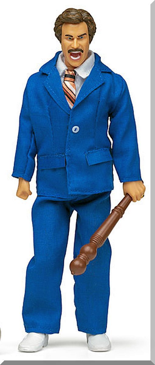 Anchorman: The Legend Of Ron Burgundy - Battle Ready Ron (2013) *Custom ...