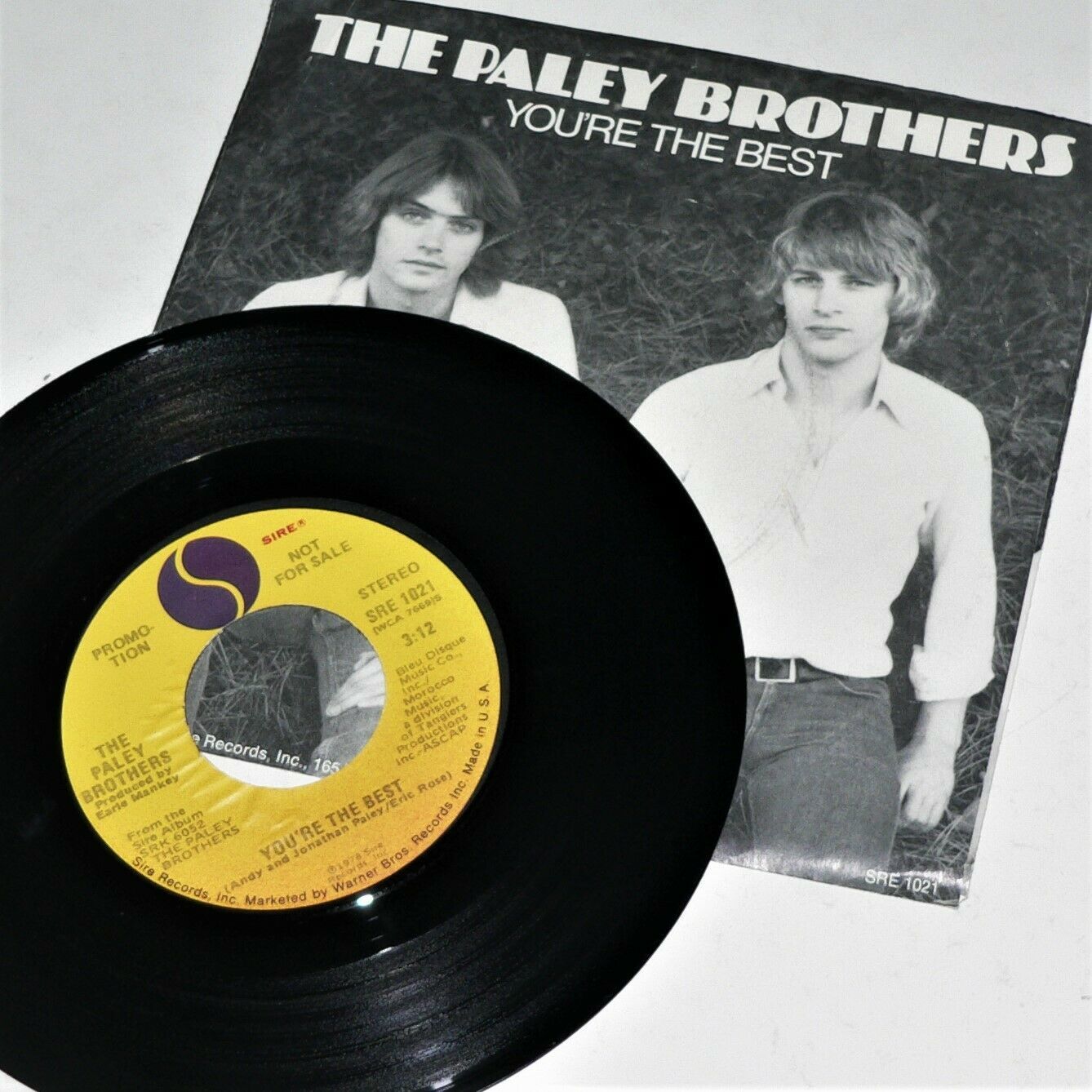 THE PALEY BROTHERS ~ YOU'RE THE BEST ~ P/S Promo 7" ~ Ex- STEREO & MONO ...