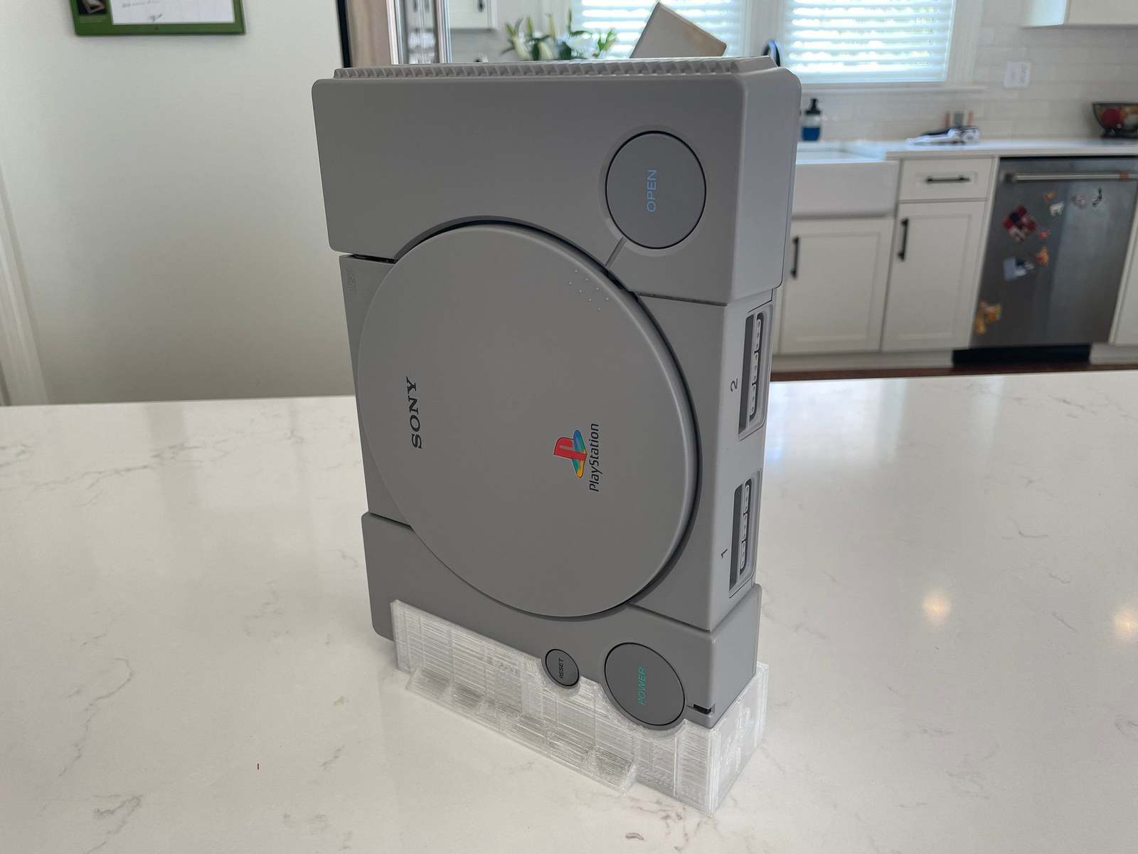 Sony PlayStation 1 PS1 Vertical Console Stand System Display Case ...