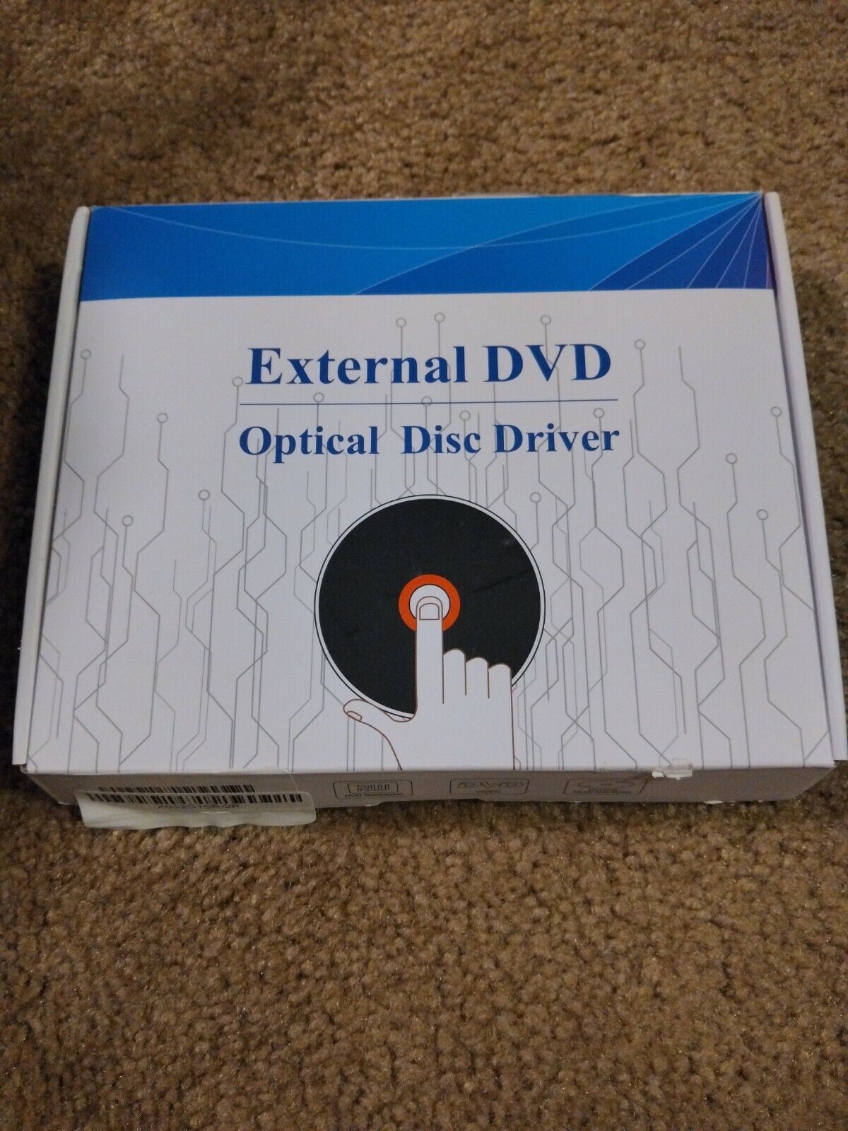 External DVD Optical Disc Driver | CD+DVD Read and Burn | DVD Rewritable - CD, DVD & Blu-ray Drives