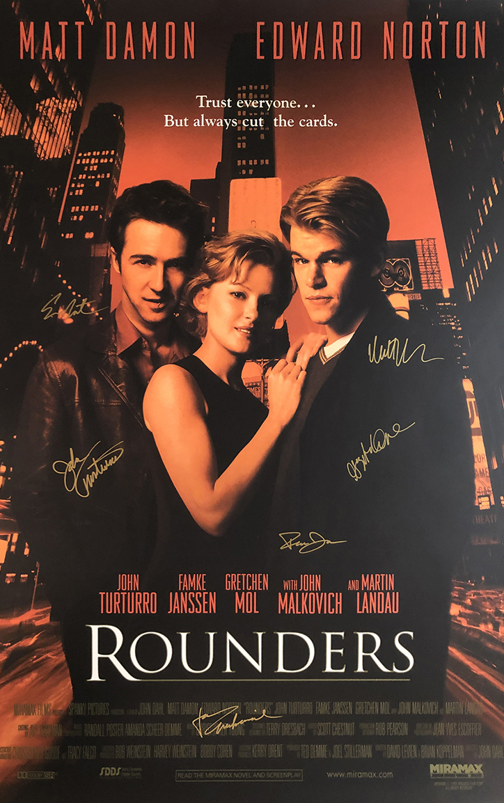 Rounders Signed Movie Poster - Posters