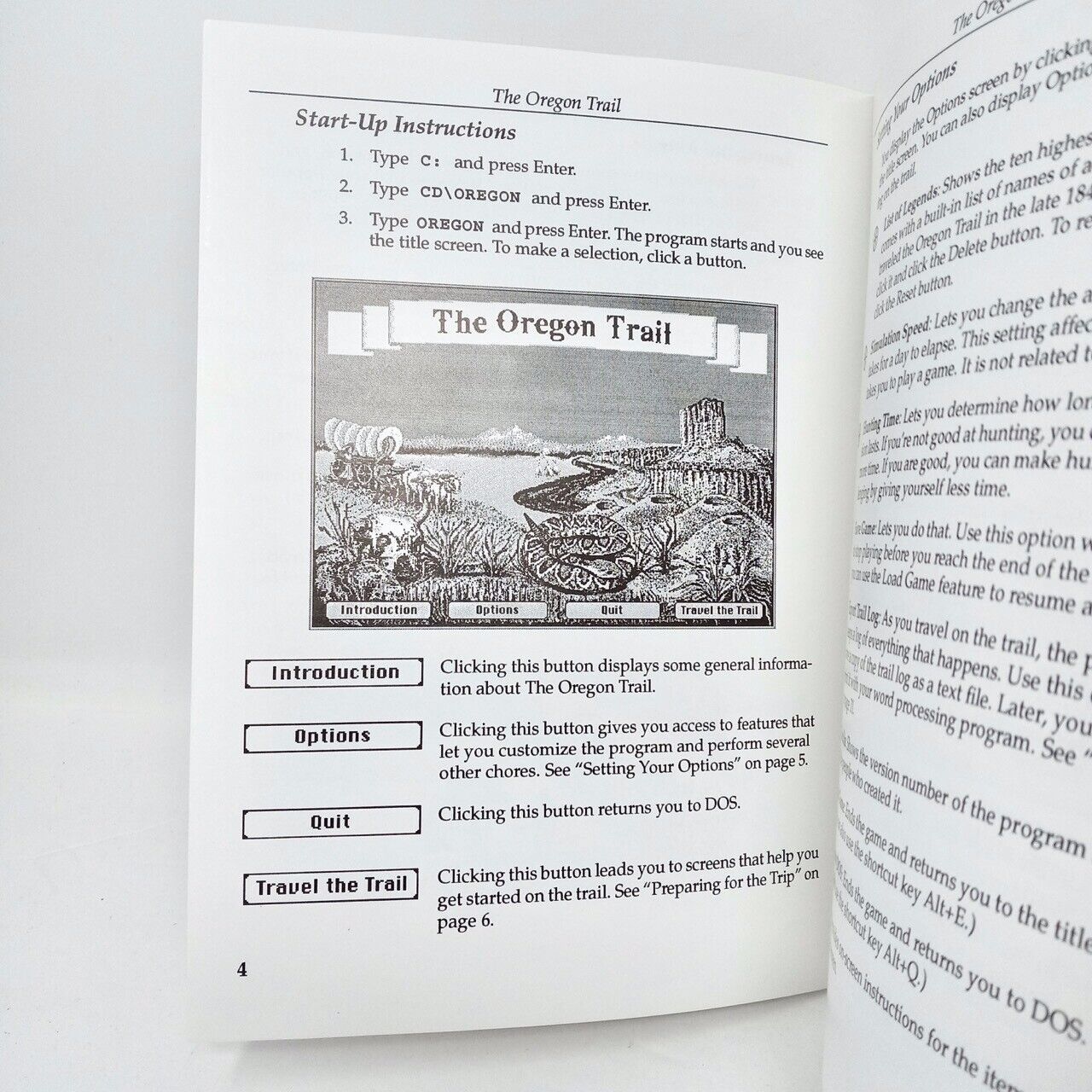 Vintage THE OREGON TRAIL User Manual - 1992 MECC IBM Tandy PC - Version ...