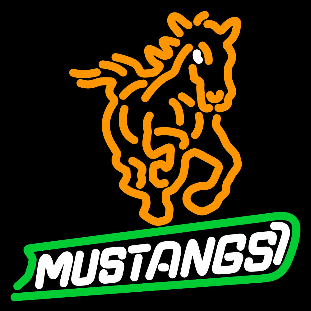 NCAA Cal Poly Mustangs Logo Neon Sign - Other Collectible Lighting