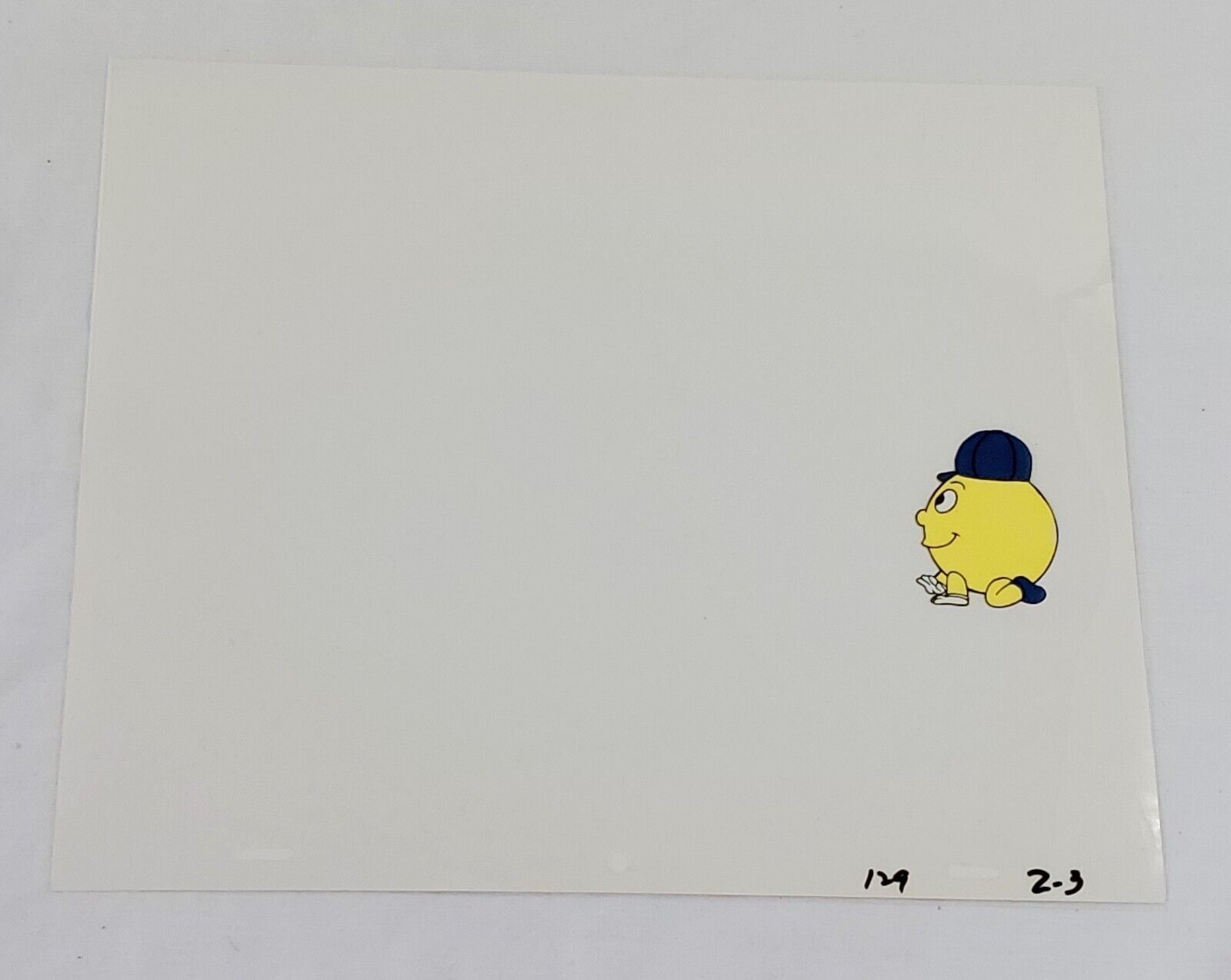 VINTAGE 1982-83 ABC Pac-Man Production Used Animation Cel Pac-Baby ...