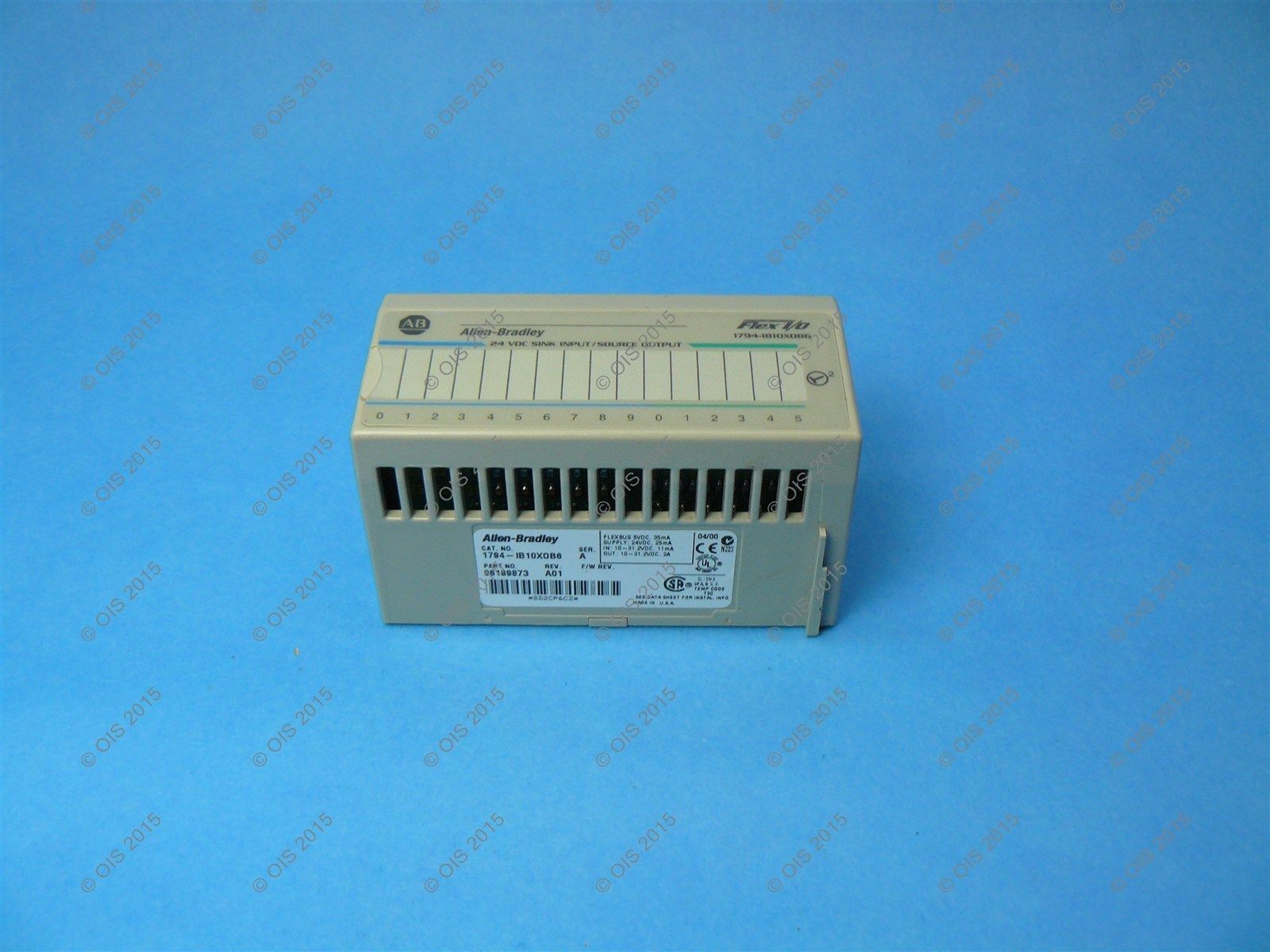 Allen Bradley 1794-IB10XOB6 Flex I/O 10 Input/6 Output 24VDC 1 Year Warranty - PLC Input ...