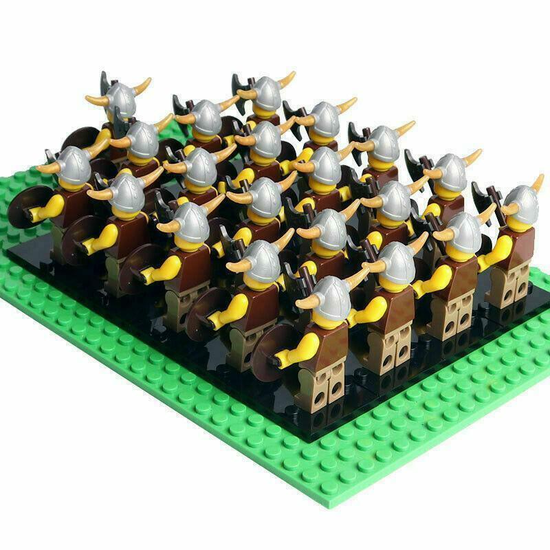 21pcs/set Medieval Castle Vikings Warriors The Viking Great Army ...