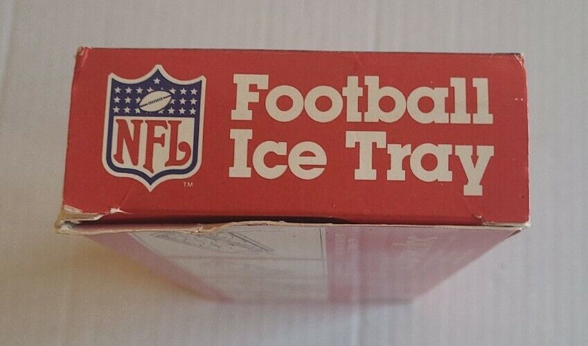 NFL FOOTBALL ICE TRAY w/Box (Makes 8 Football Shaped Ice Cubes ...
