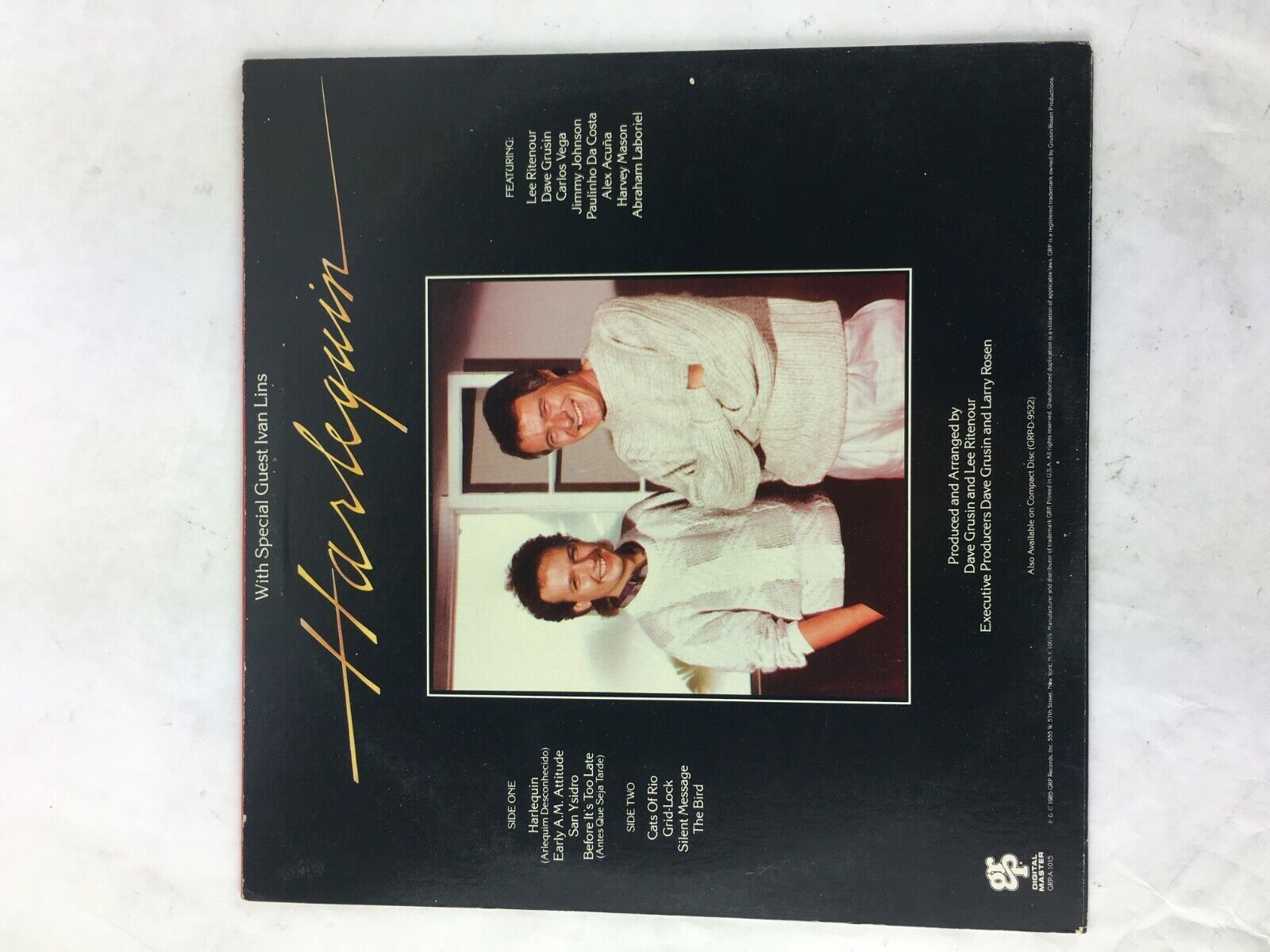 Dave Grusin Lee Ritenour Harlequin - Vinyl Records