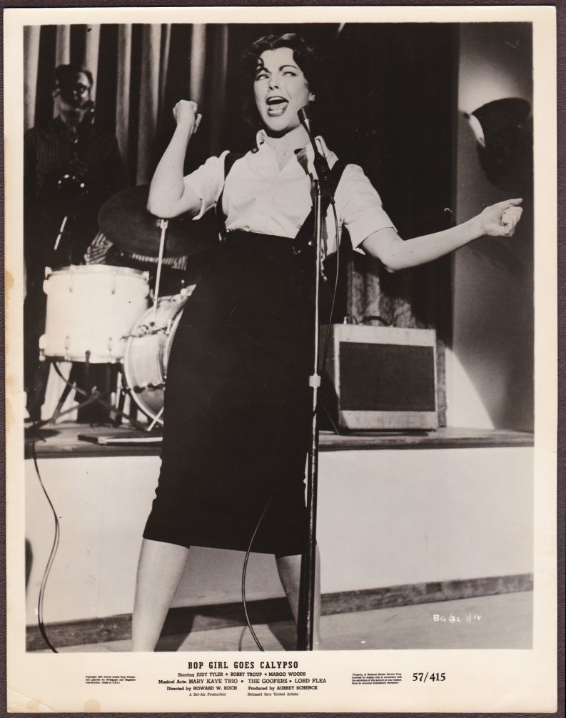 Judy Tyler - Bop Girl Goes Calypso, United Artists Promo Photograph (1957) - Photographs
