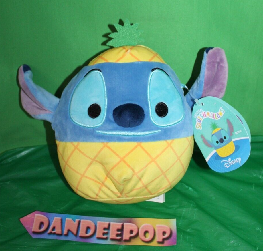 Disney Alien Stitch Pineapple Squishmallow Kellytoy Stuffed Toy 2023 ...