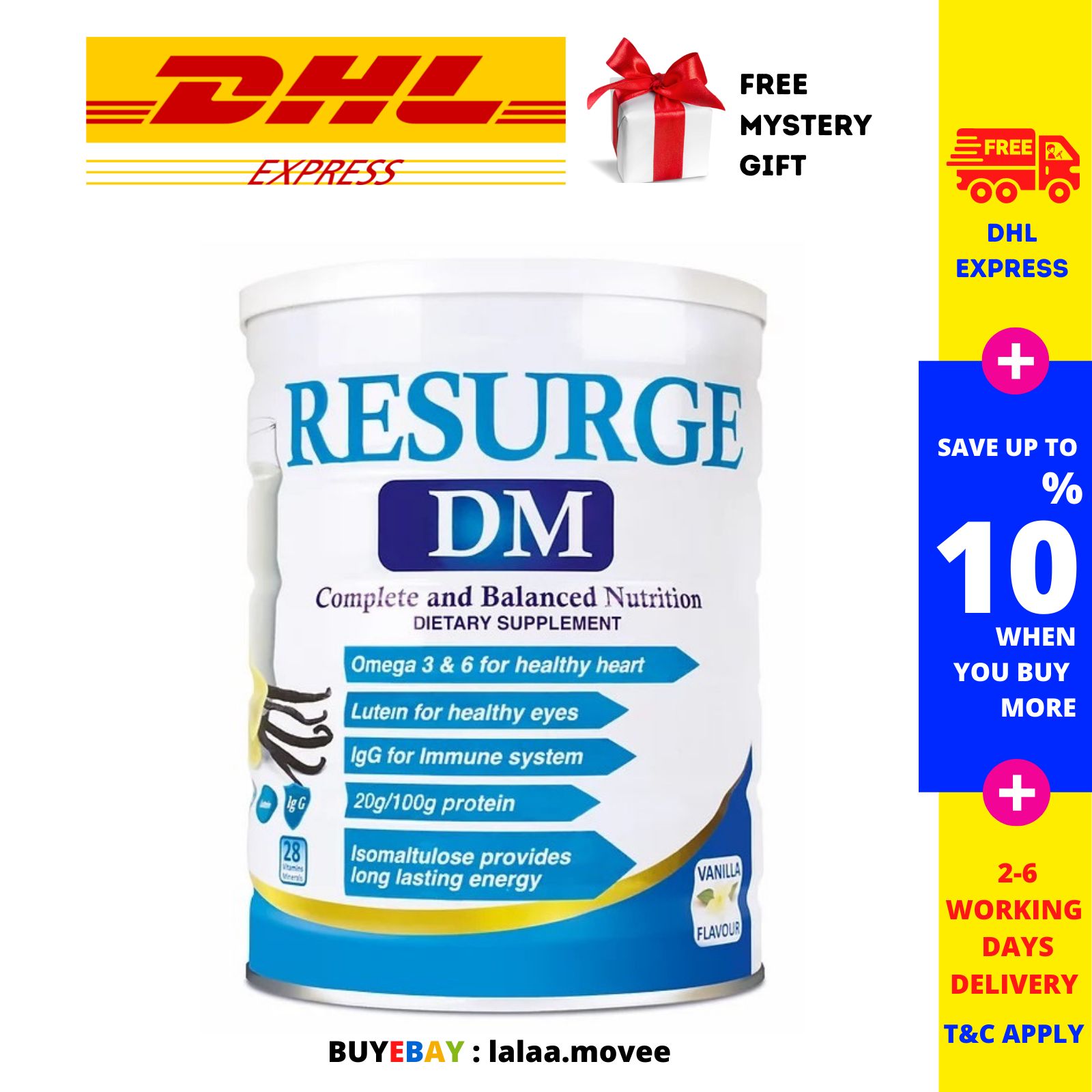 2 X Resurge DM-Complete & Balanced Nutrition and similar items
