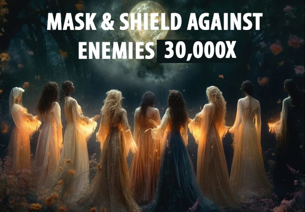 50,000x FULL COVEN CLOAK, MASK AND SHIELD FROM ENEMIES ADVANCED WORK ...