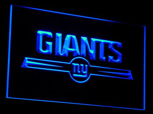 NFL New York Giants LED Neon Light Sign for Game Room,Office,Bar,Man ...