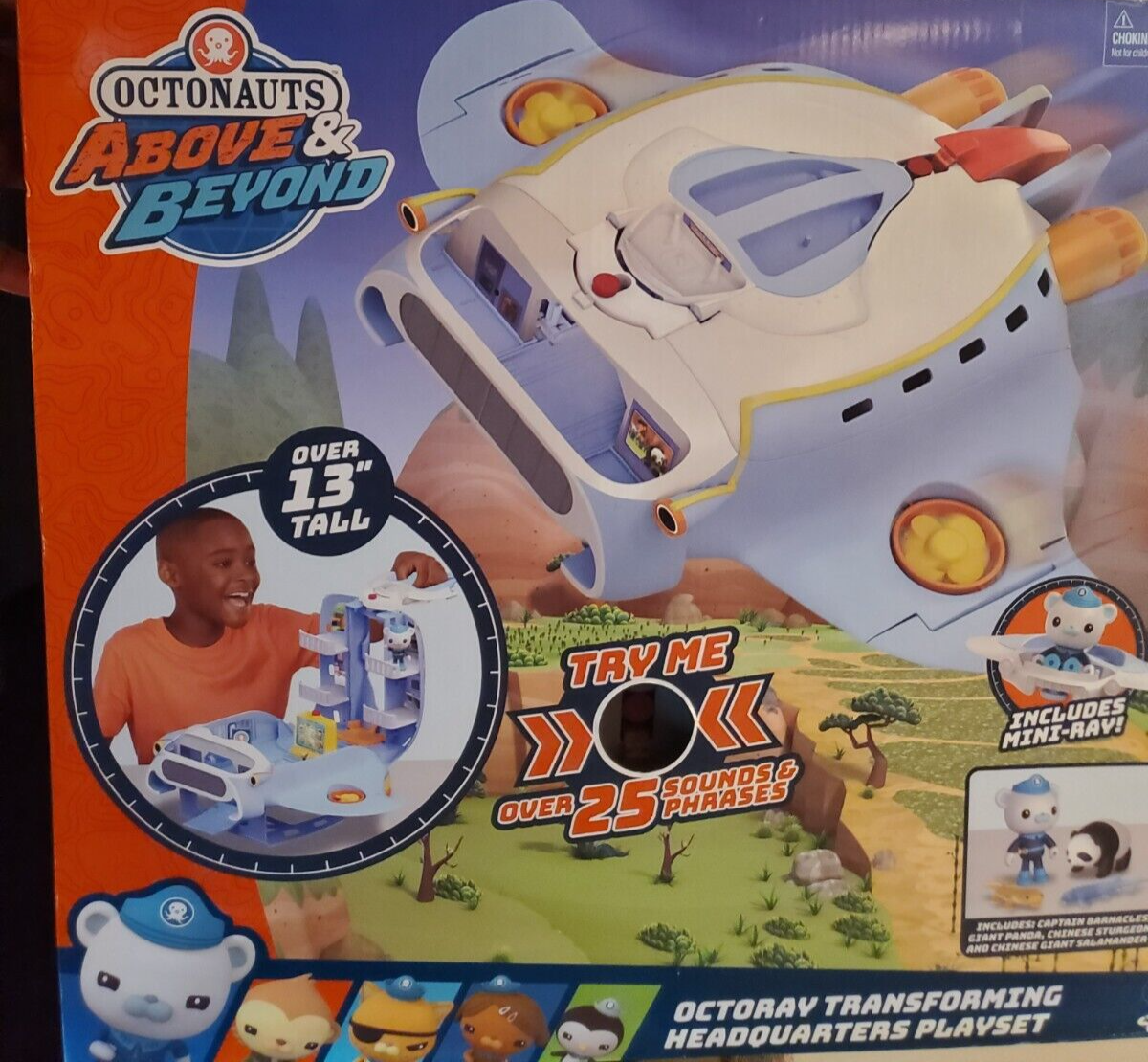 Octonauts Above & Beyond, Octoray 13 inch Transforming Playset - Other