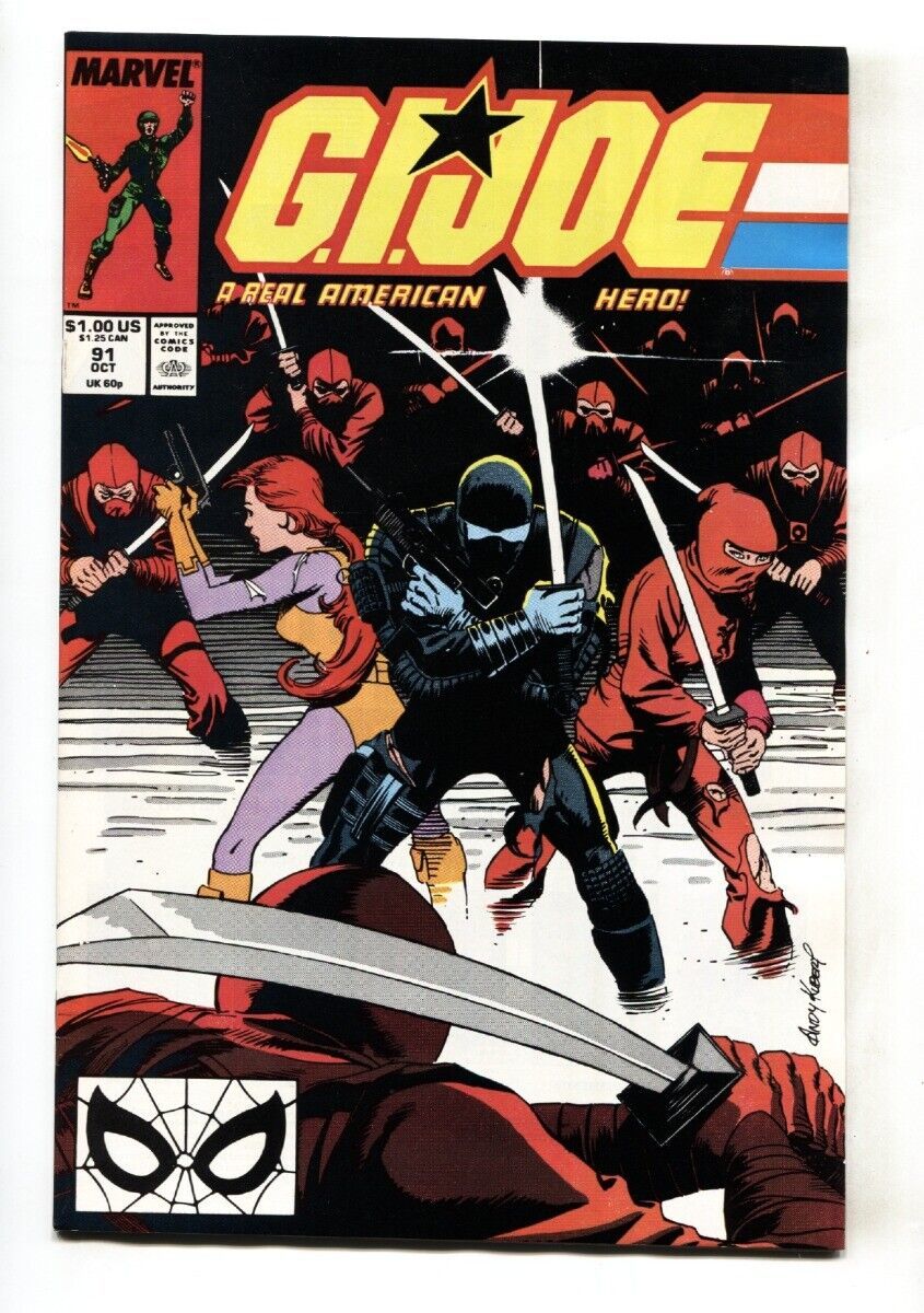 G.I. JOE #91 Snake Eyes issue Marvel comic book - Comic Books & Memorabilia