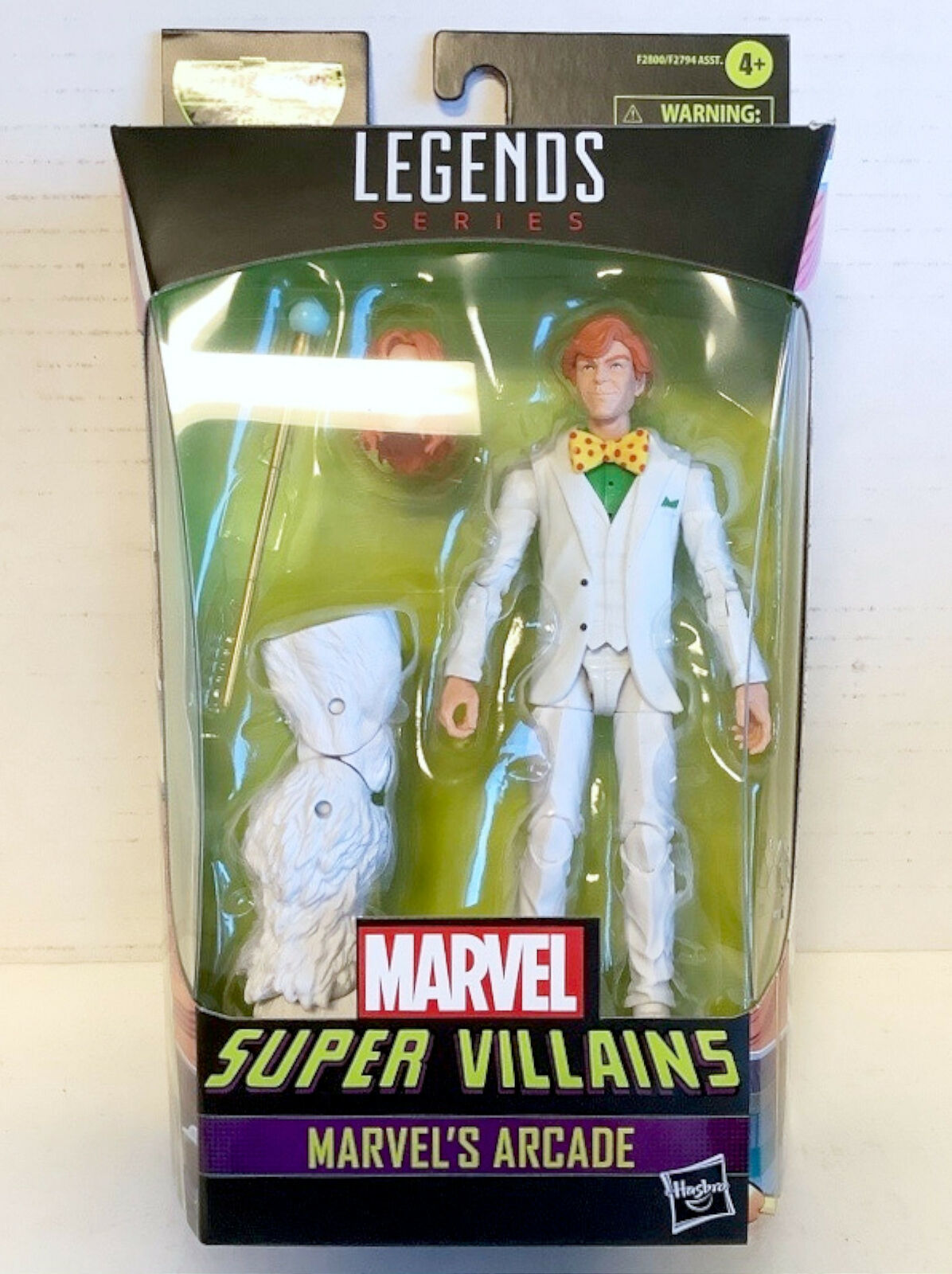 NEW Hasbro F2797 Marvel Legends Super Villains MARVEL'S ARCADE 6 ...